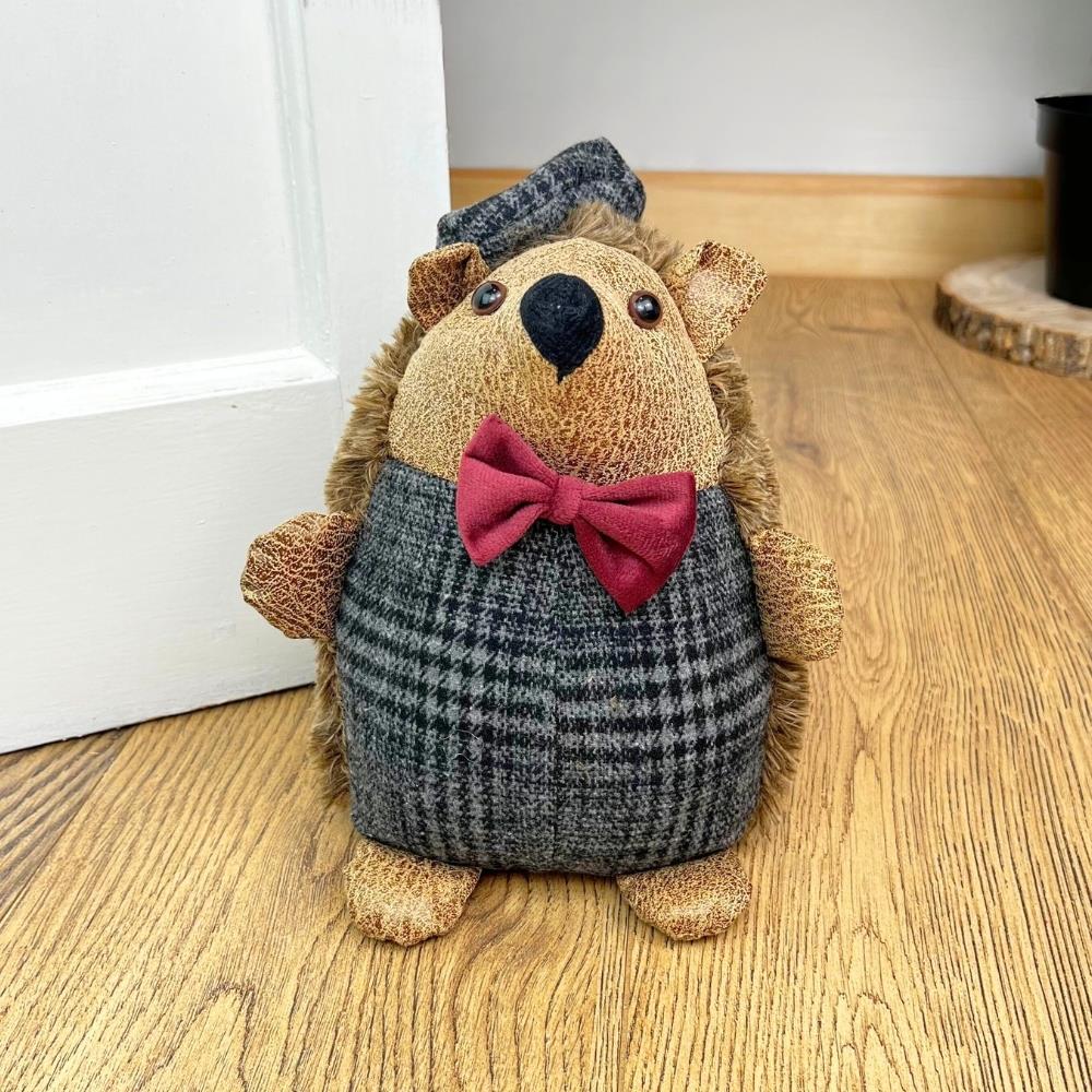 Chunky Brown Fabric Hedgehog Animal Doorstop ~ Novelty Decorative Door – The Doorstop Shop